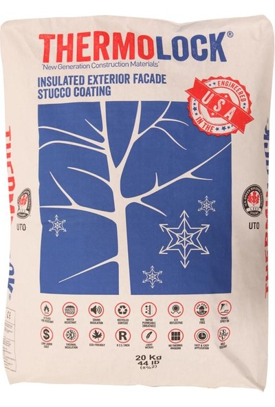 Thermolock Yalıtımlı Dış Cephe Sıvası Thermolock Yalıtımlı Dış Cephe Sıvası