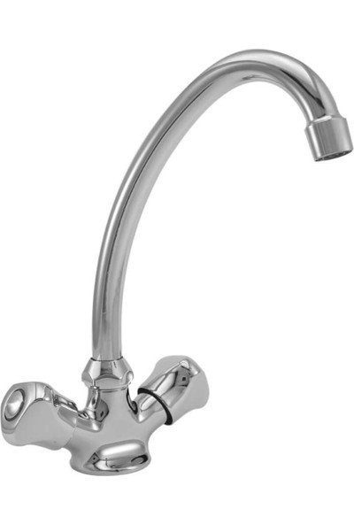 Çeviksu Alfa Kuğu Tezgah Üstü Evye Bataryası