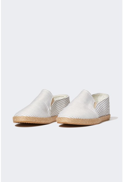 DeFacto Erkek Çizgili Espadril Bez Ayakkabı X3874AZ22SM