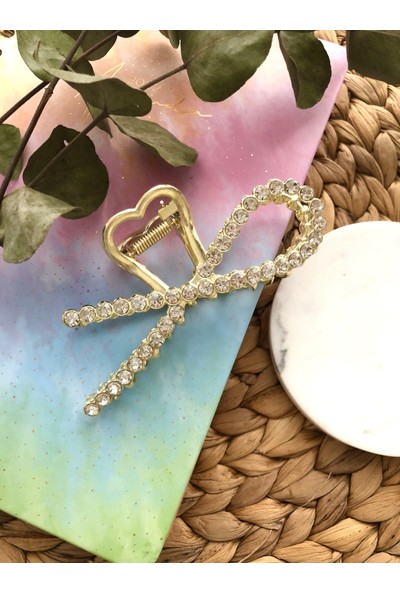 Taşlı ve Incili Metal Mandal Toka Taşlı ve Incili Metal Mandal Toka