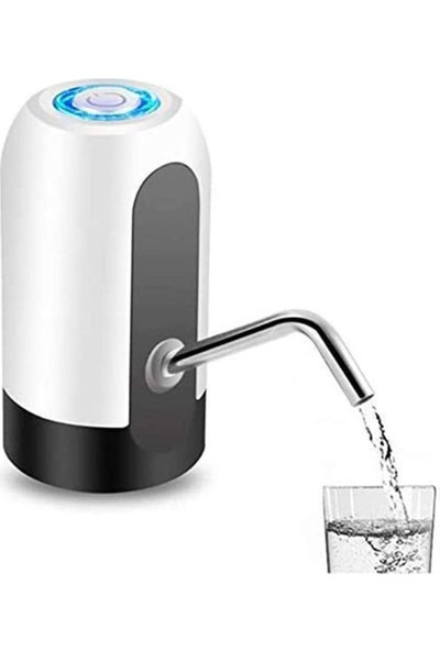 Janae Otomatik Taşınabilir USB Şarj Edilebilir Elektrikli Su Pompası - Beyaz (Yurt Dışından)