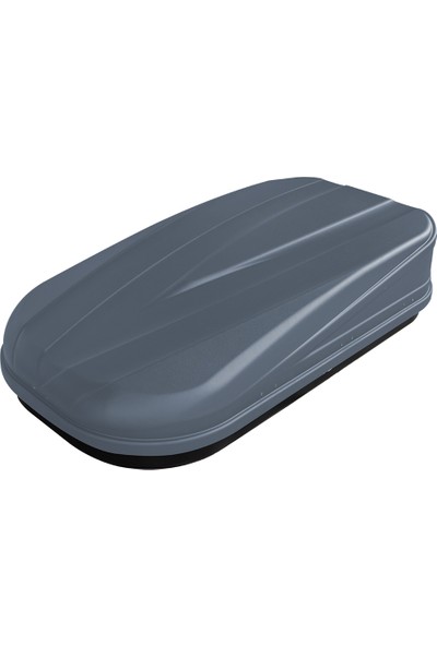 Kraftx Deluxe M 400 Litre Araç Üstü Portbagaj Gri