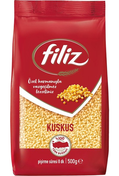Filiz Kuskus Makarna 500 gr x 10'lu Filiz Kuskus Makarna 500 gr x 10'lu