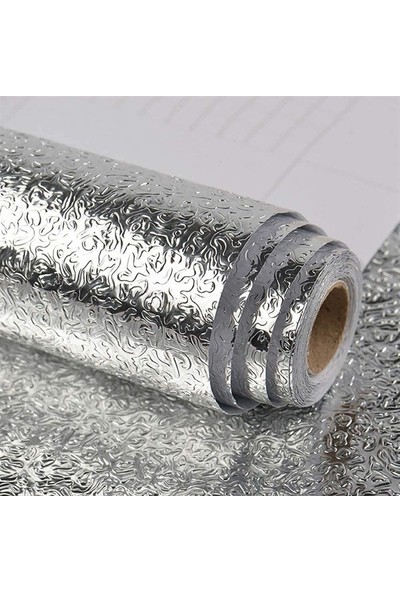 Buffer® 10 Metre Kendinden Yapışkanlı Silinebilir Mutfak Tezgah Üstü Sticker Folyo Gümüş Renk Buffer® 10 Metre Kendinden Yapışkanlı Silinebilir Mutfak Tezgah Üstü Sticker Folyo Gümüş Renk