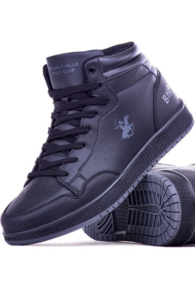 Beverly Hills Polo Club Erkek Boğazlı Siyah Sneaker Spor Ayakkabı Po 10300 V3 Beverly Hills Polo Club Erkek Boğazlı Siyah Sneaker Spor Ayakkabı Po 10300 V3