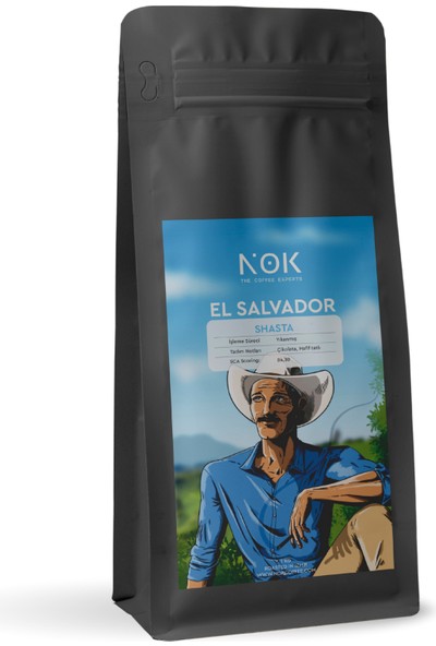 NOK El Salvador Shasta 1 kg Kahve NOK El Salvador Shasta 1 kg Kahve