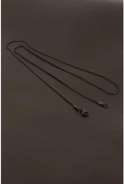 Clariss Siyah Renk 60CM Çelik Erkek Kolye Clariss Siyah Renk 60CM Çelik Erkek Kolye