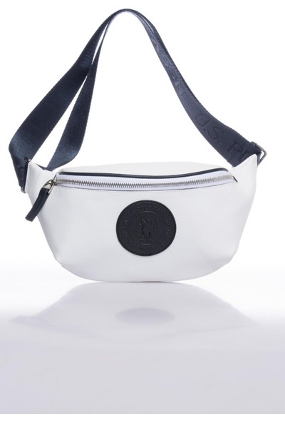 U.S. Polo Assn. US21823 Beyaz-Lacivert Kadin Bel Çantasi U.S. Polo Assn. US21823 Beyaz-Lacivert Kadin Bel Çantasi