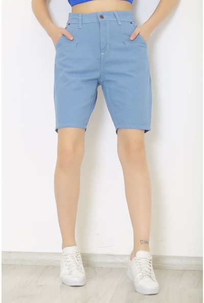 By Mino Gabardin Şort Indigo - 9662.1184. By Mino Gabardin Şort Indigo - 9662.1184.