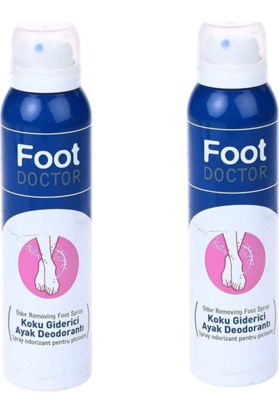 Foot Doctor Koku Giderici Ayak Için Deodorant 150 ml (2 Adet) Foot Doctor Koku Giderici Ayak Için Deodorant 150 ml (2 Adet)