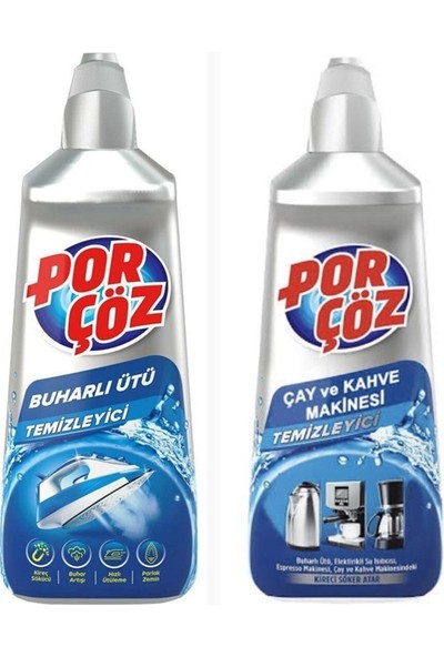 Porçöz Buharlı Ütü Temizleyici 400 ml -Çay Kahve Makine Temizleyici 400 ml Porçöz Buharlı Ütü Temizleyici 400 ml -Çay Kahve Makine Temizleyici 400 ml