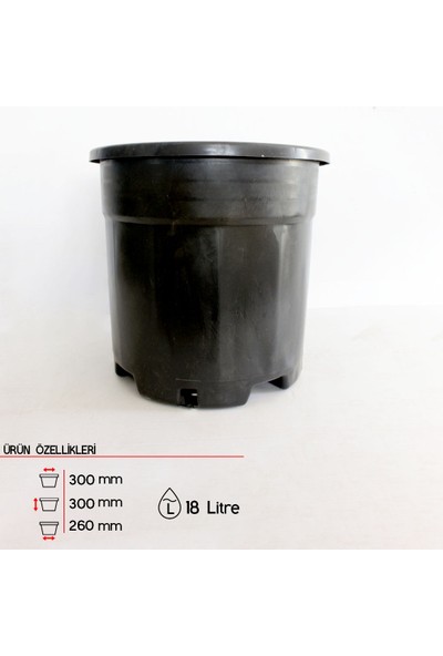 Savis Lüx Üretim Saksısı 18 Lt