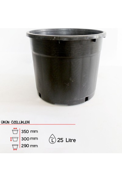 Savis Üretim Saksısı 25 Lt