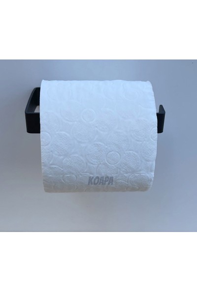 Koa Deco Metal Mat Siyah Wc Kağıtlık Tuvalet Kağıtlığı Tuvalet Kağıdı Askısı