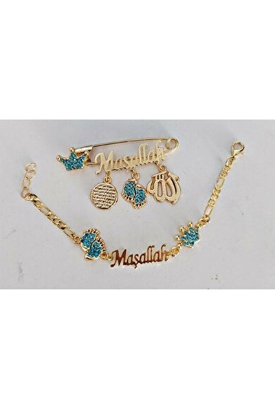 Lilam Tasarım Bebek Bileklik ve Maşallah Iğnesi