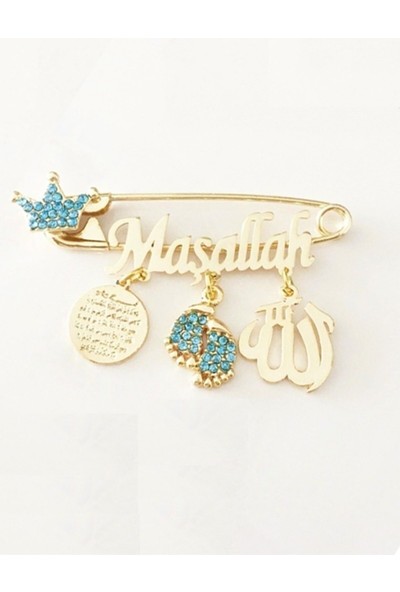 Lilam Tasarım Bebek Maşallah Iğnesi Lilam Tasarım Bebek Maşallah Iğnesi