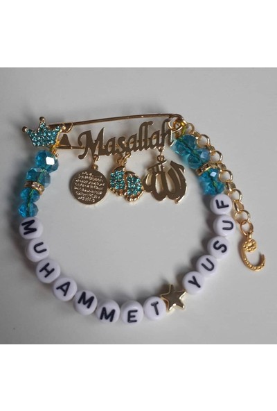 Lilam Tasarım Bebek Maşallah Iğnesi Isimli Lilam Tasarım Bebek Maşallah Iğnesi Isimli