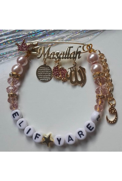 Lilam Tasarım Bebek Maşallah Iğnesi Isimli Lilam Tasarım Bebek Maşallah Iğnesi Isimli