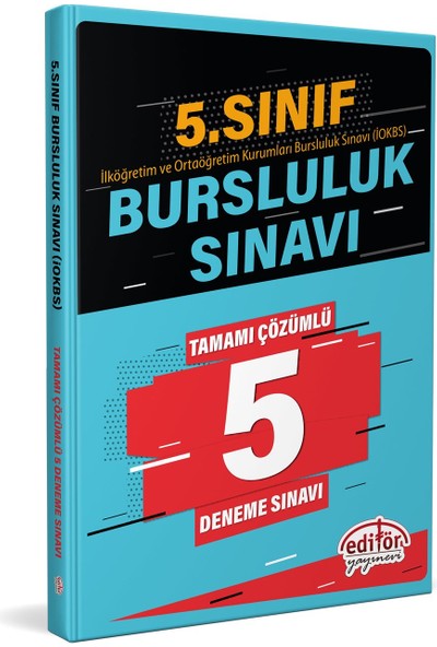 5. Sınıf Bursluluk Sınavı Çözümlü 5 Deneme Sınavı
