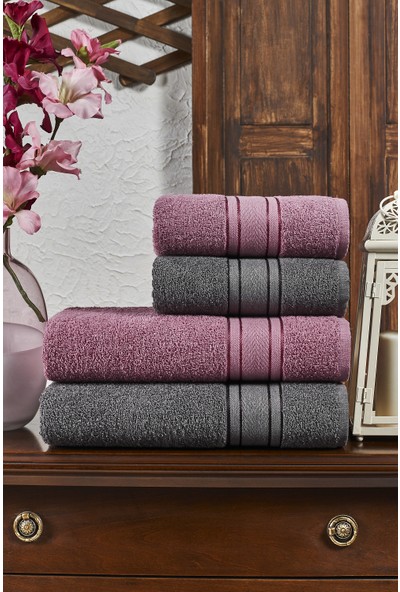 B2B Home Collection Havlu Seti Hamam Takımı 4'lü