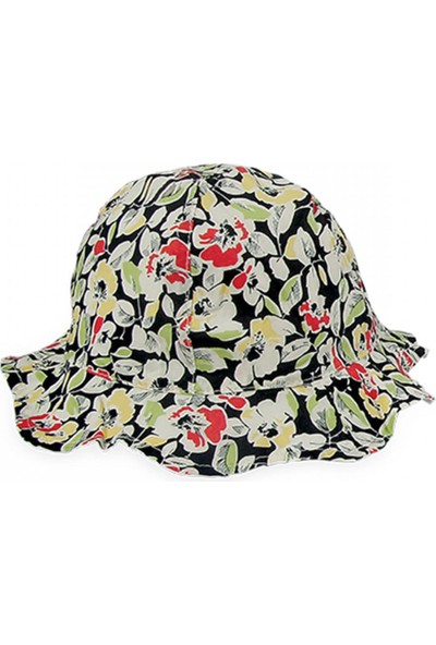 Bay Şapkacı Kız Çocuk Yazlık Çiçekli Bermuda Şapka 1116 Bay Şapkacı Kız Çocuk Yazlık Çiçekli Bermuda Şapka 1116