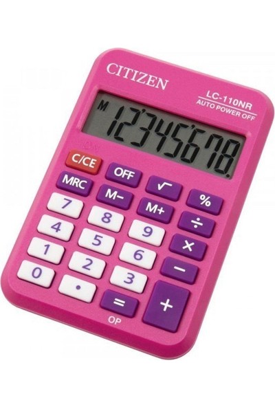 Citizen LC-110NRPK Hesap Makinesi Pembe Citizen LC-110NRPK Hesap Makinesi Pembe