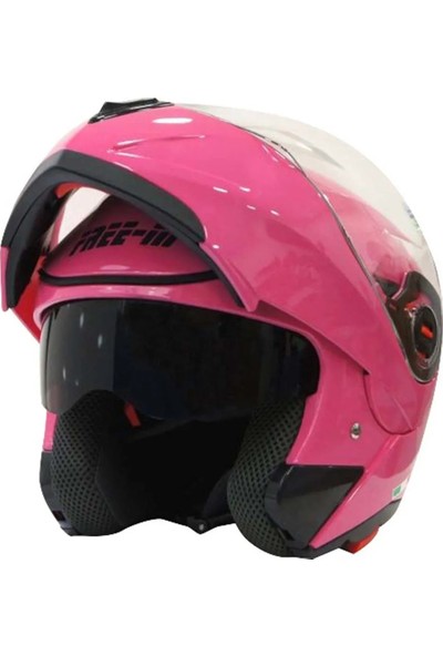 Free-M Motosiklet Kaskı Free-M 961 Çene Açılır Vizörlü Pembe X-Small Be Free-M Motosiklet Kaskı Free-M 961 Çene Açılır Vizörlü Pembe X-Small Be