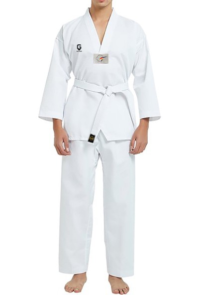 Top Glory Beyaz Yaka Fitilli Basic Taekwondo Elbisesi Dobok Top Glory Beyaz Yaka Fitilli Basic Taekwondo Elbisesi Dobok