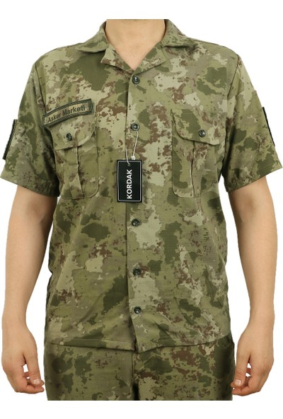 Asker Kolisi Kısa Kol Yazlık Askeri Gömlek - Asker Gömleği