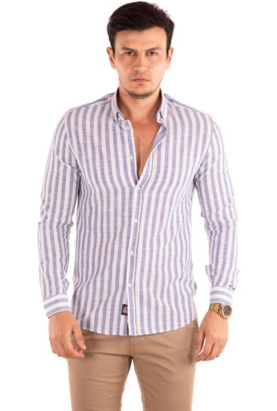 Tony Montana Regular Fit Dokuma Casual Uzun Kollu Pamuk Gömlek Tony Montana Regular Fit Dokuma Casual Uzun Kollu Pamuk Gömlek