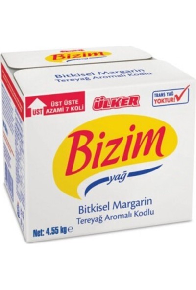 Bizim Tereyağ Aromalı Margarin 4550 G Bizim Tereyağ Aromalı Margarin 4550 G