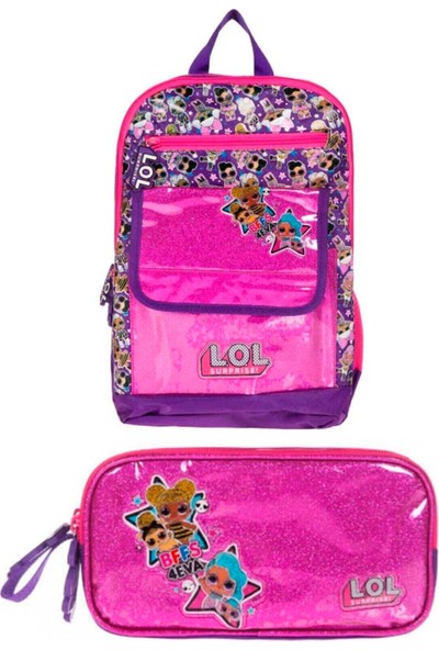 Lol Okul Çantası+ Kalem Kutu 2 Li Set