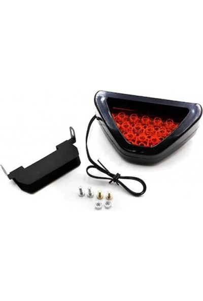 BTM Otomotiv F1 Çakarlı Üçgen Fren Lambası, 12V Her Araca Uyumlu BTM Otomotiv F1 Çakarlı Üçgen Fren Lambası, 12V Her Araca Uyumlu