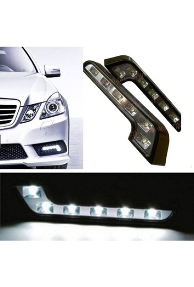 BTM Otomotiv Mercedes Tipi 6 Ledli Gündüz Farı Ledi Vidalı 2 Adet BTM Otomotiv Mercedes Tipi 6 Ledli Gündüz Farı Ledi Vidalı 2 Adet