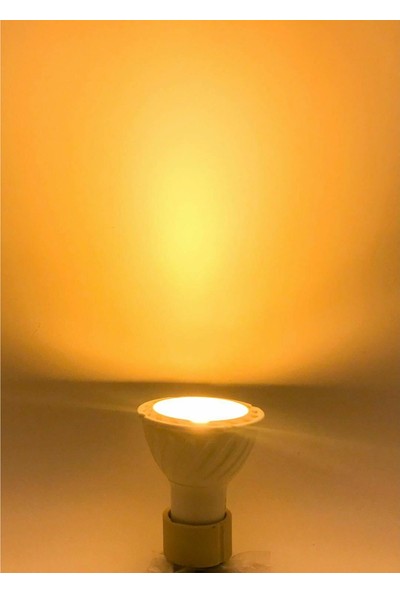 Full Reyon 2 Adet 7 W. GU10 Duy Amber Işık LED Ampul Full Reyon 2 Adet 7 W. GU10 Duy Amber Işık LED Ampul