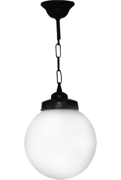 Full Reyon Zincirli Glop Plastik Avize - Tavan Apliği - Siyah Full Reyon Zincirli Glop Plastik Avize - Tavan Apliği - Siyah