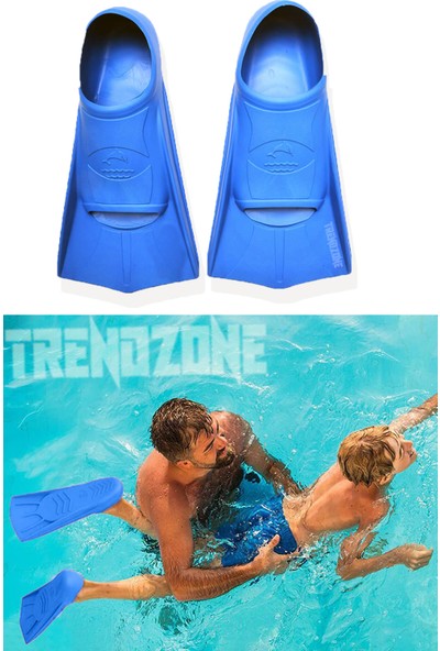 Trendzone Mavi Havuz ve Deniz Yüzücü Ayak Paleti - Taşıma Çantalı