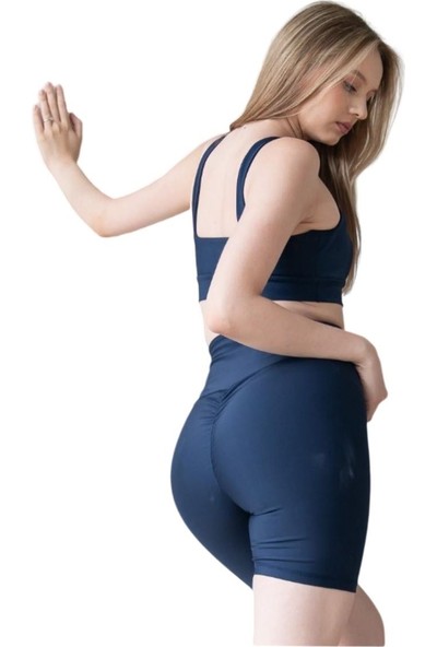 Nidas Store Kadın Arkası Büzgülü Şort 8007