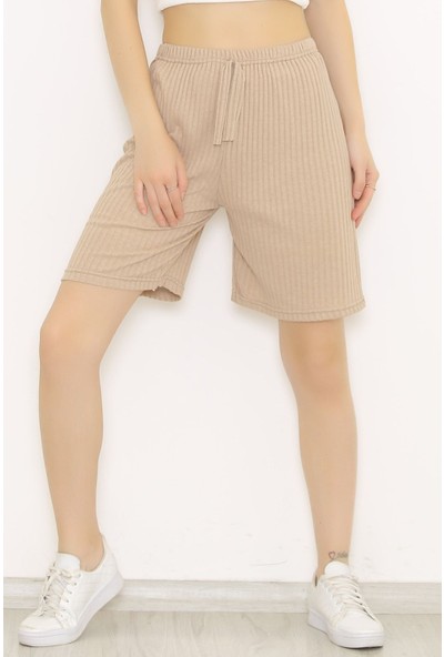 Bkmc Fitilli Şort Sütlükahve Bkmc Fitilli Şort Sütlükahve