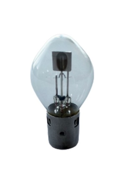 Rbk Motosiklet Ön Far Ampulü 12V 35*35 ( Çift Saçlı )