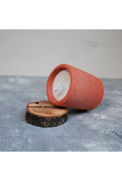 Mudita Beton Bardak Kokulu Mum