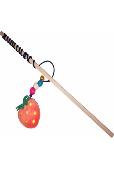 Petitoys Çilekli Oyuncaklı, Zilli Kedi Oltası