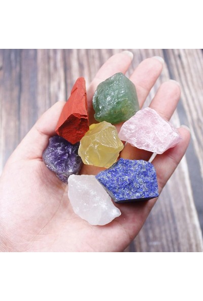 Efshine Ham Çakra Doğal Taş Seti 7'li