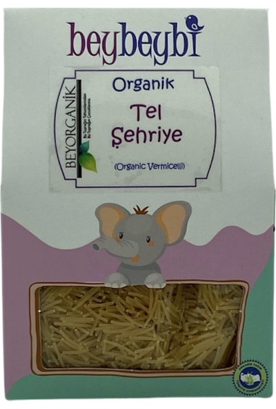 Beyorganik Beybeybi Organik Tel Şehriye 160GR +6 Ay
