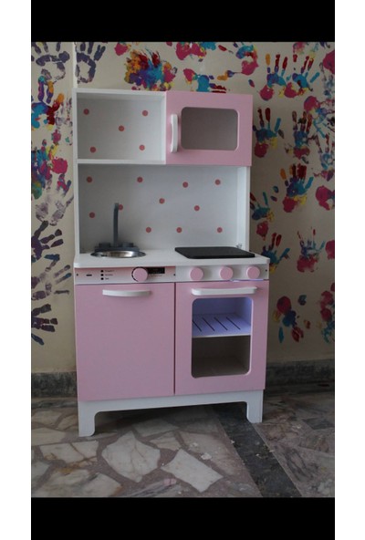 Boran Ahşap Işıklı Oyuncak Mutfak Boran Ahşap Işıklı Oyuncak Mutfak