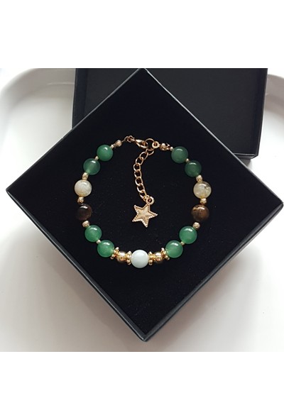 Artaril Doğal Taş Düşük Yıldız Yükseltme Saygınlık Kadın Bileklik