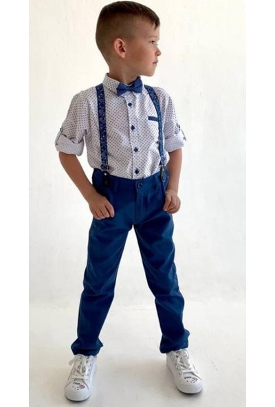 Terry Papyonlu ve Askılı Erkek Çocuk Takımı