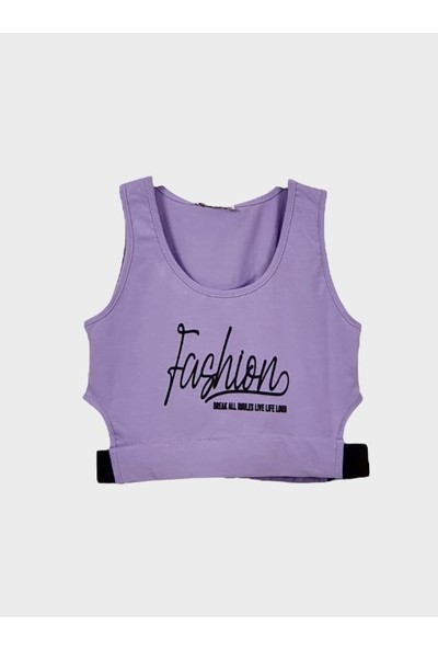Benini Kız Çocuk Fashion Yazılı Crop Atlet ( 10 - 16 Yaş ) Benini Kız Çocuk Fashion Yazılı Crop Atlet ( 10 - 16 Yaş )