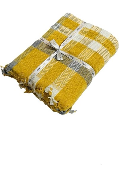 Miabella Home Pamuklu 200X220 Iskoç Battaniye Miabella Home Pamuklu 200X220 Iskoç Battaniye