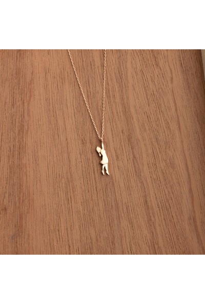 925 Ayar Gümüş Kadın Figürlü Kolye